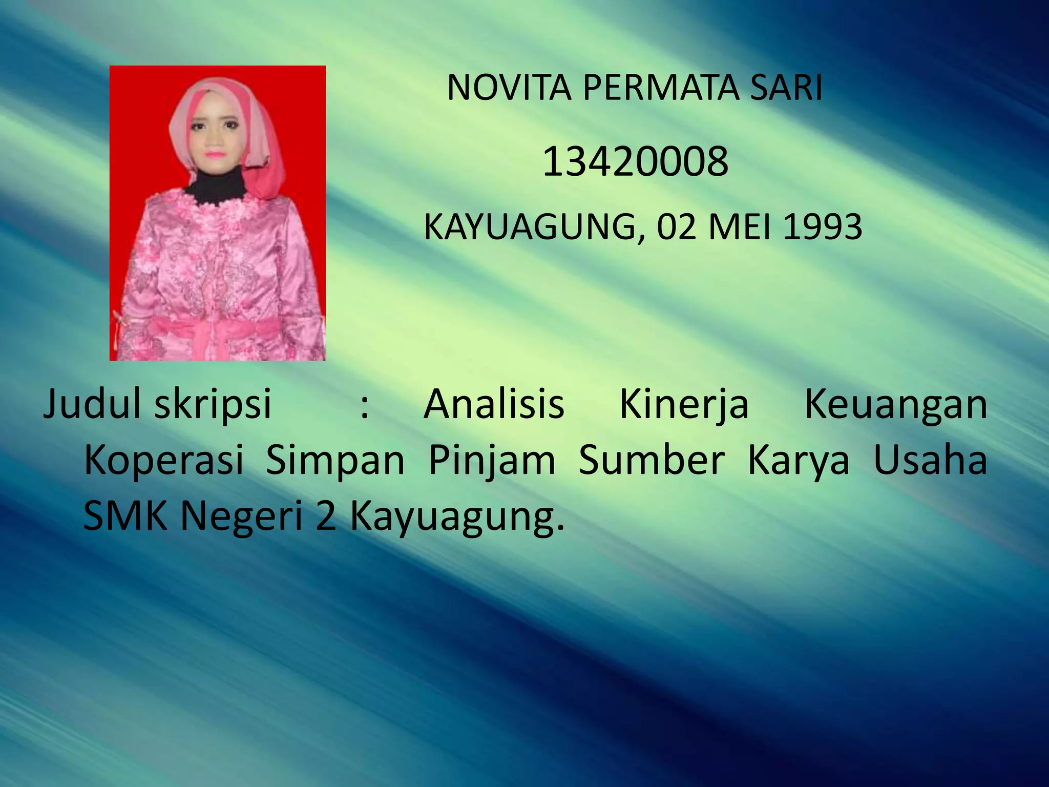Contoh file softcopy yg hrs diserahkan calon yudisawan | PPTX