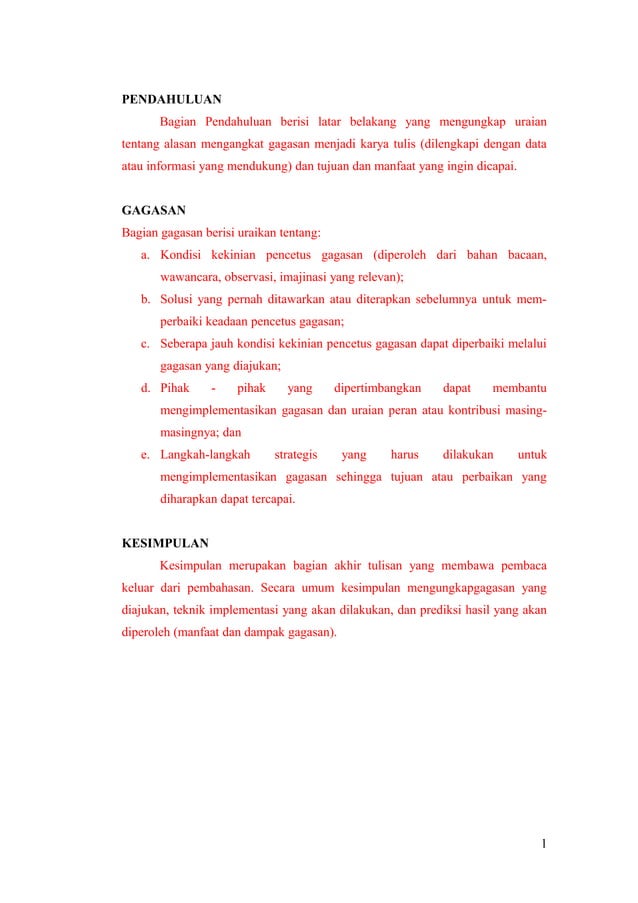 Contoh format proposal pkm gt | DOC