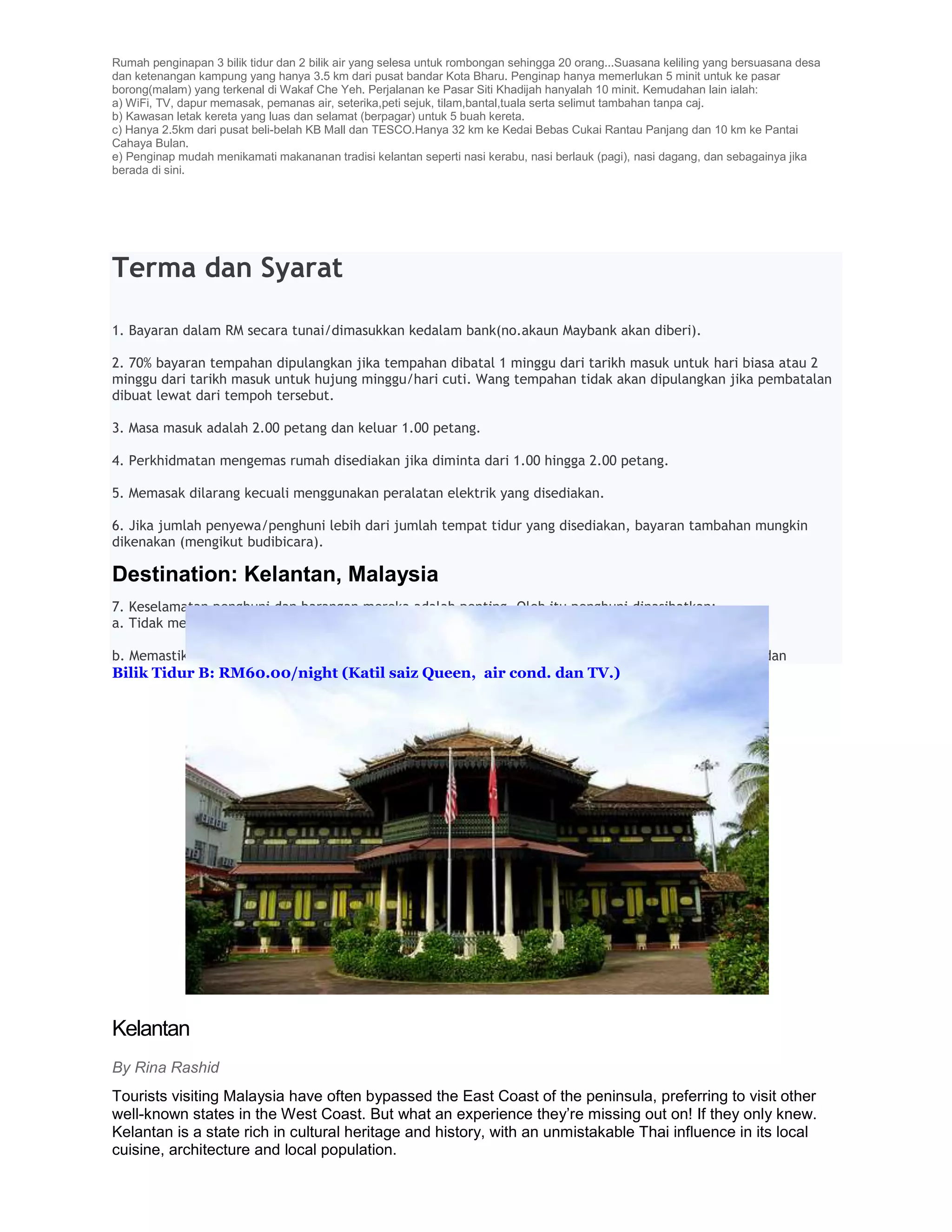 Contoh homestay | DOCX