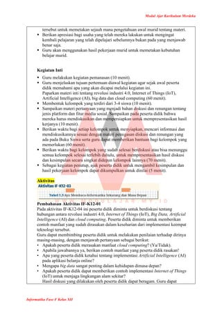 Modul Ajar Informatika Kelas 12 Kurikulum Merdeka | PDF