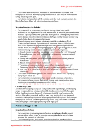 Modul Ajar Informatika Kelas 12 Kurikulum Merdeka | PDF