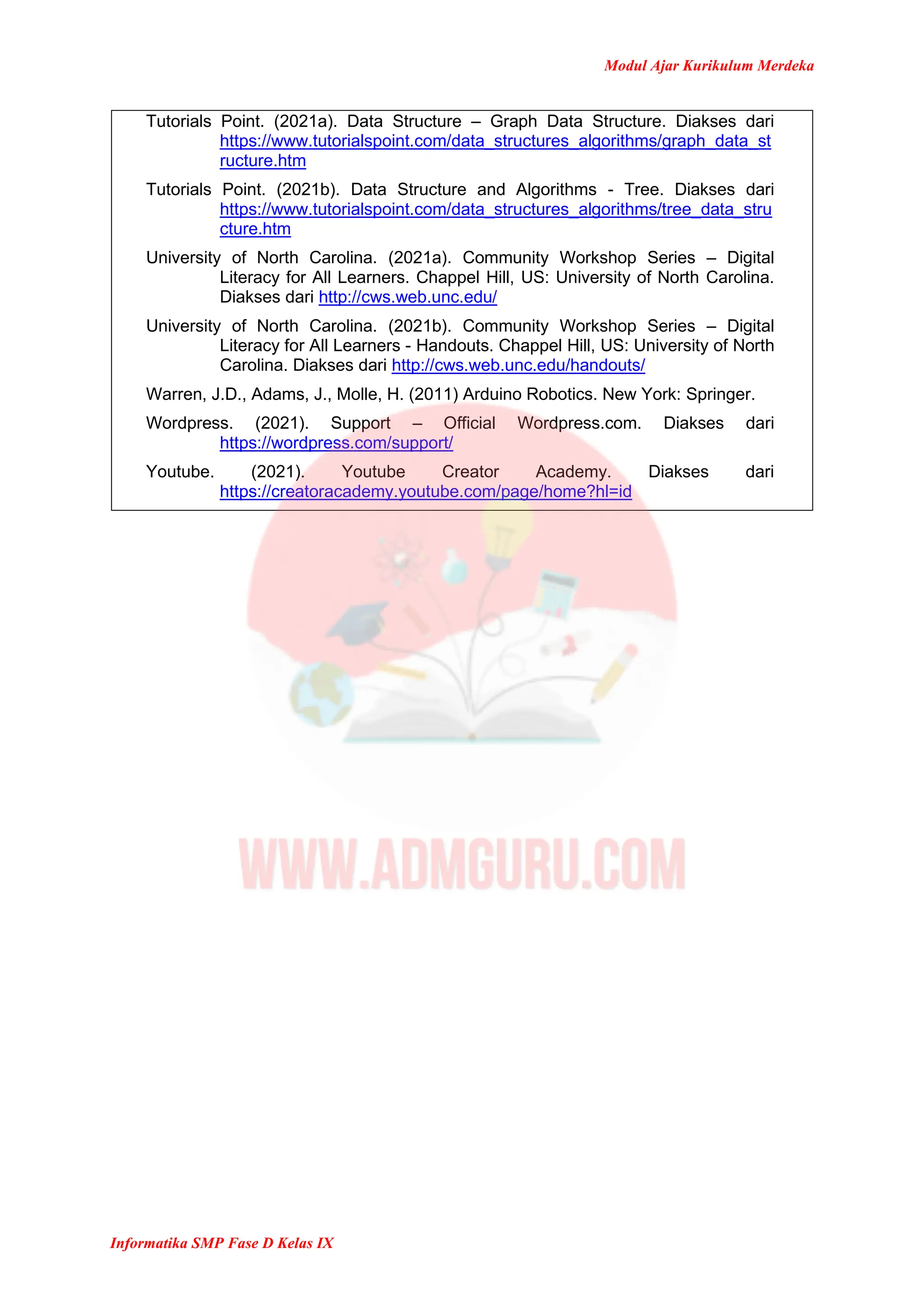 Modul Ajar Informatika Kelas 9 Kurikulum Merdeka | PDF