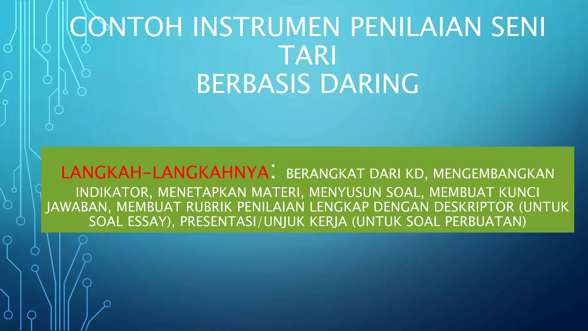 CONTOH INSTRUMEN PENILAIAN TARI .pptx