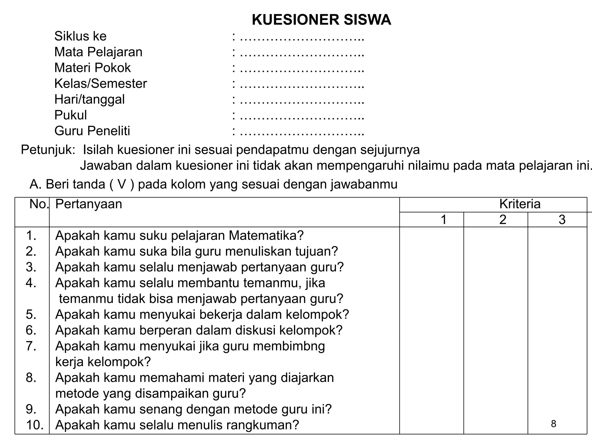 Contoh Instrumen dalam yang harus diperhatikan PTK.pptx