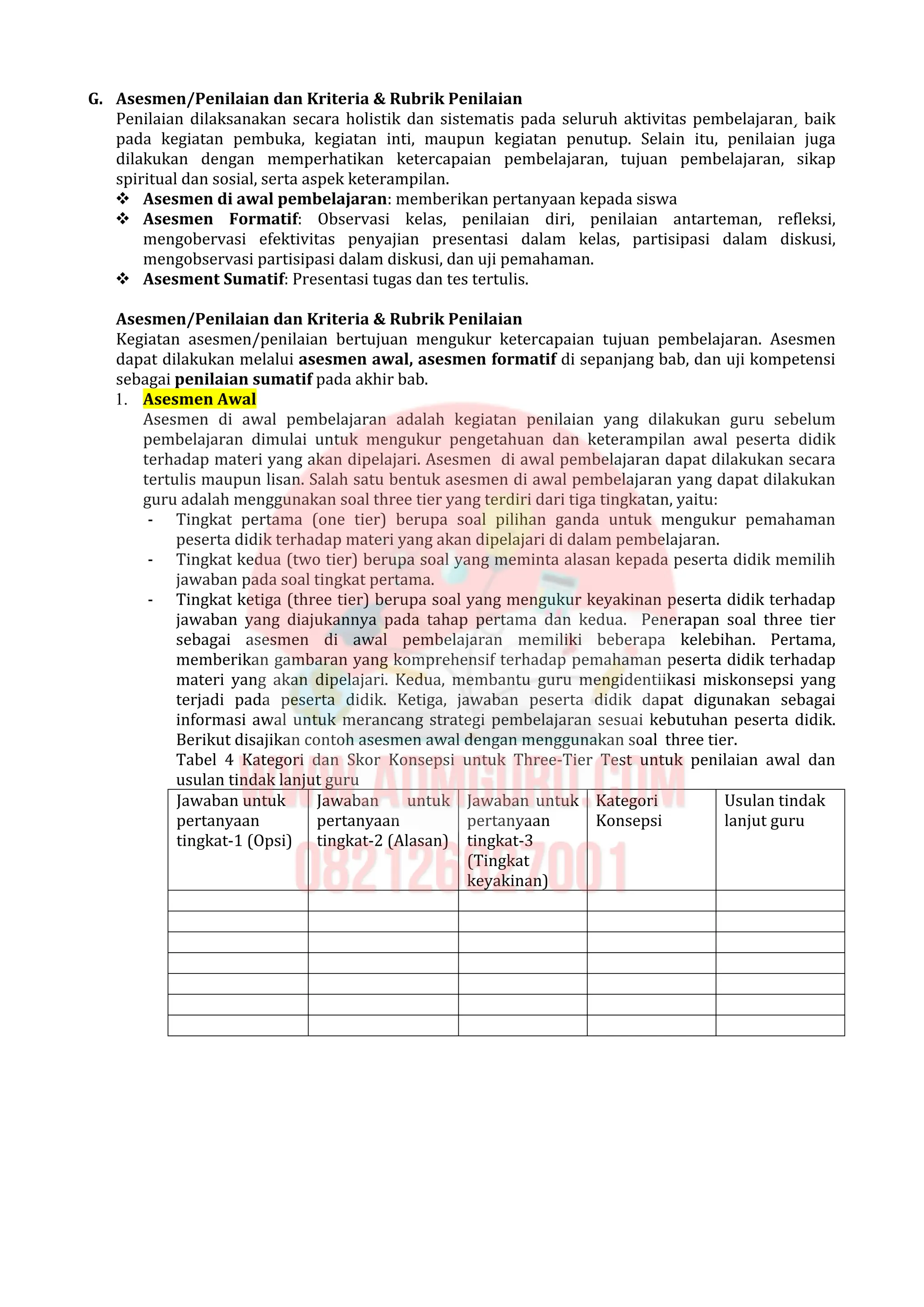 Modul Ajar IPA Kelas 7 Deep Learning Terbaru | PDF