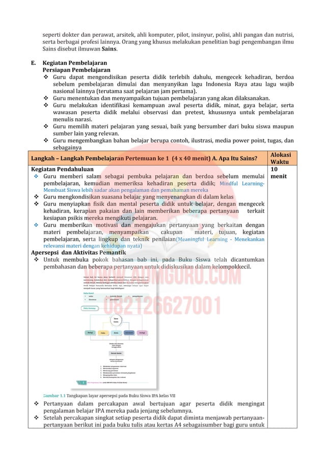Modul Ajar IPA Kelas 7 Deep Learning Terbaru | PDF