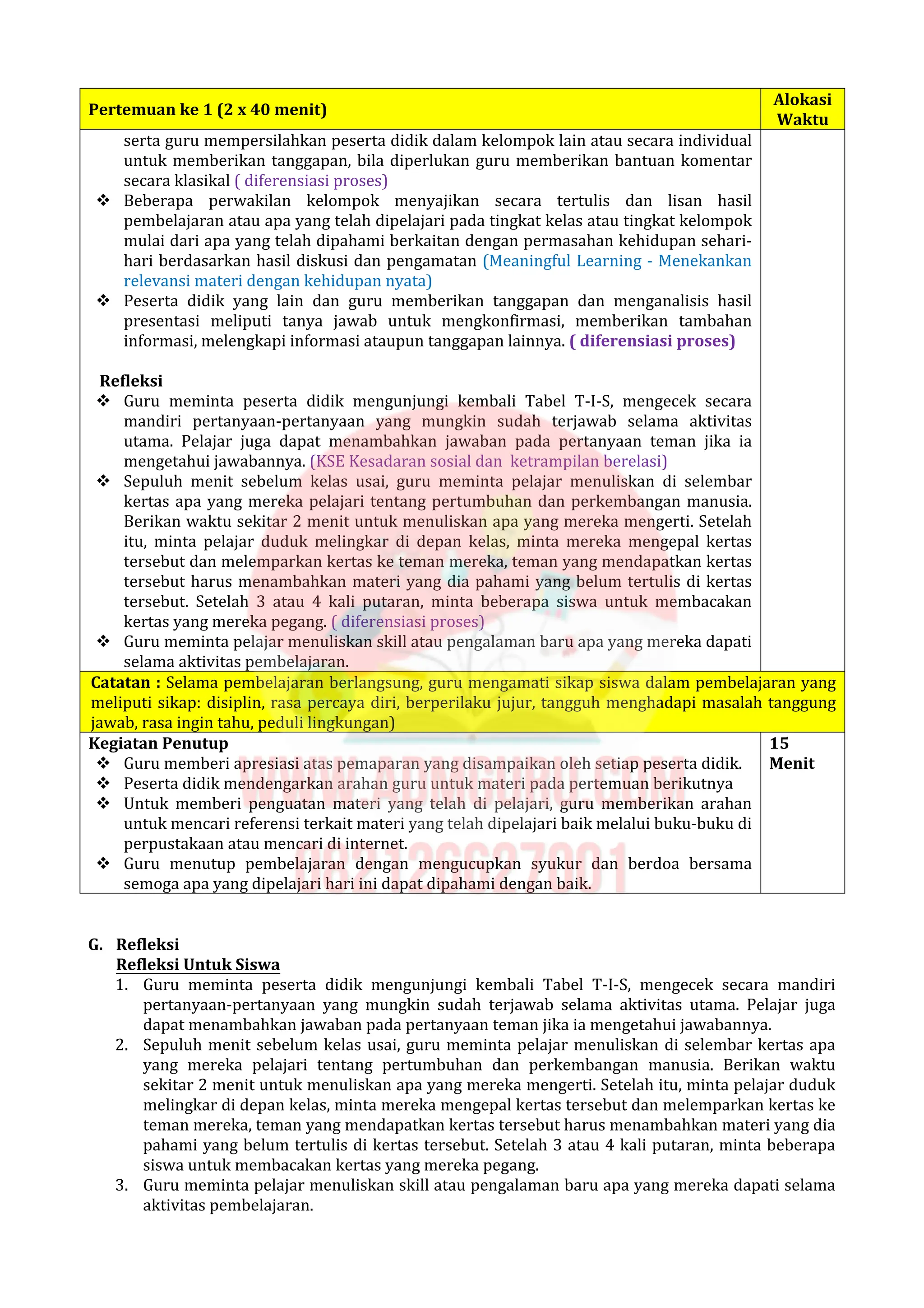 Modul Ajar IPA Kelas 9 Deep Learning Terbaru | PDF