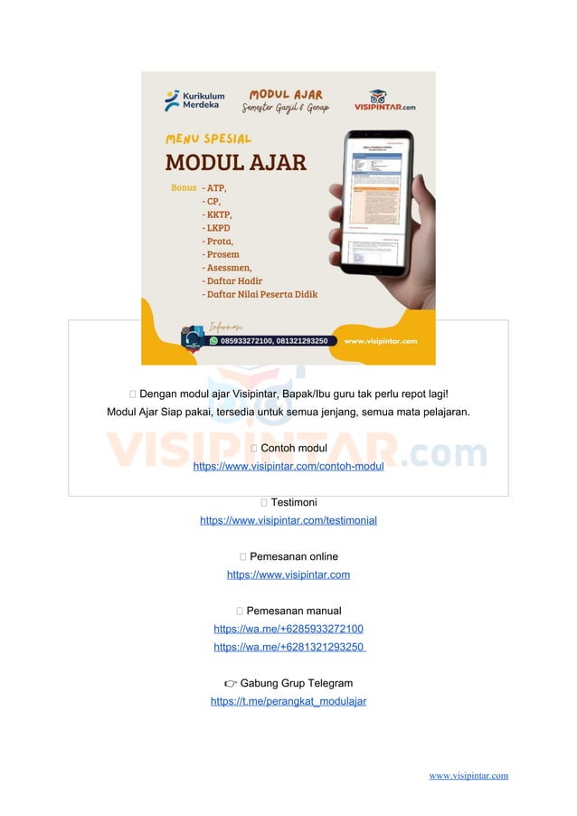 Modul Ajar IPAS SMK Kelas 10 Kurikulum Merdeka | DOCX