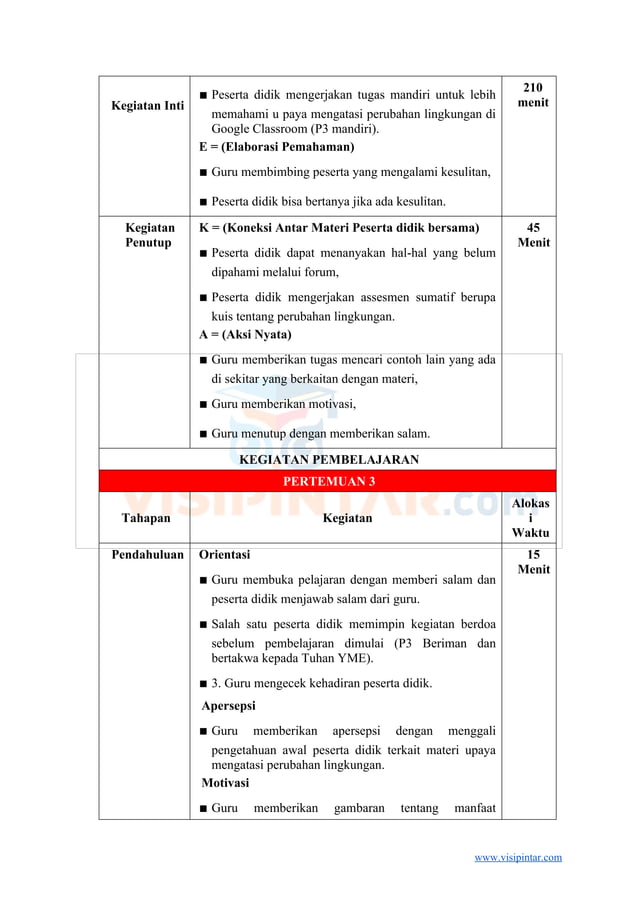 Modul Ajar IPAS SMK Kelas 10 Kurikulum Merdeka | DOCX