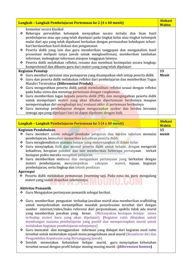 Modul Ajar IPS Kelas 7 Deep Learning | PDF
