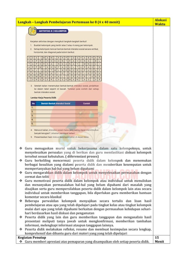 Modul Ajar IPS Kelas 7 Deep Learning | PDF