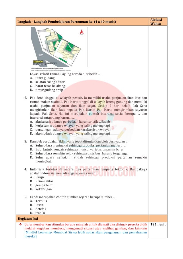 Modul Ajar IPS Kelas 7 Deep Learning | PDF