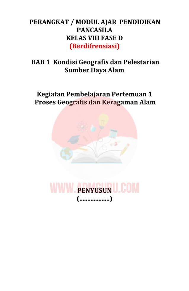 Modul Ajar IPS Kelas 8 Deep Learning | PDF
