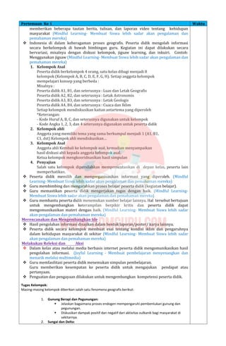 Modul Ajar IPS Kelas 8 Deep Learning | PDF