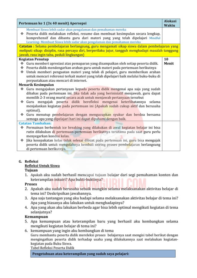 Modul Ajar IPS Kelas 9 Deep Learning | PDF