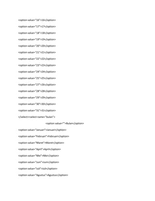 Contoh java script pembuatan data mahasiswa | PDF
