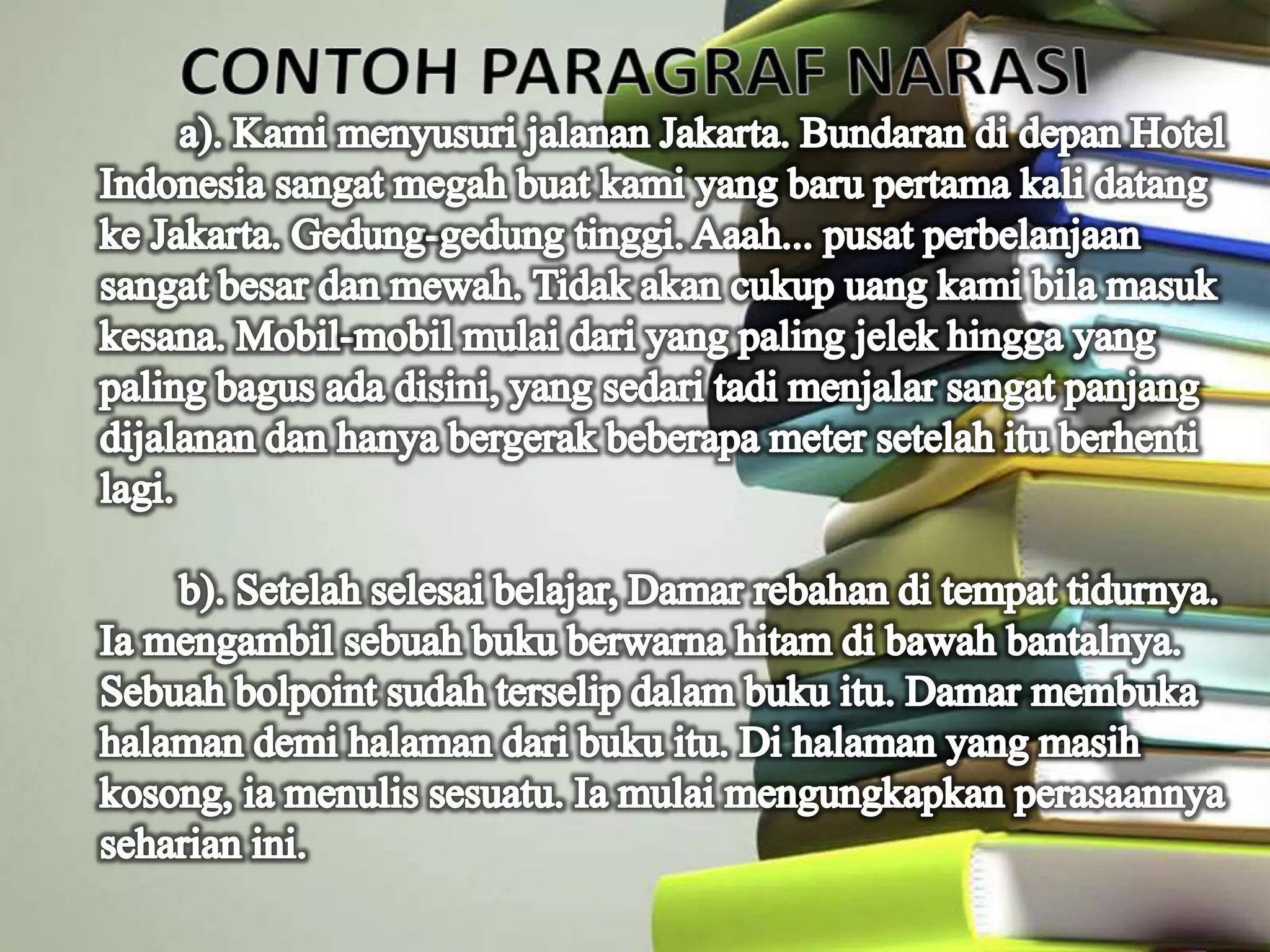 Contoh jenis jenis paragraf | PPTX