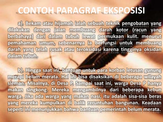 Contoh jenis jenis paragraf | PPTX