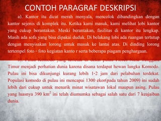 Contoh jenis jenis paragraf | PPT