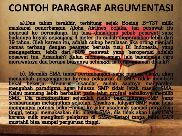 Contoh jenis jenis paragraf