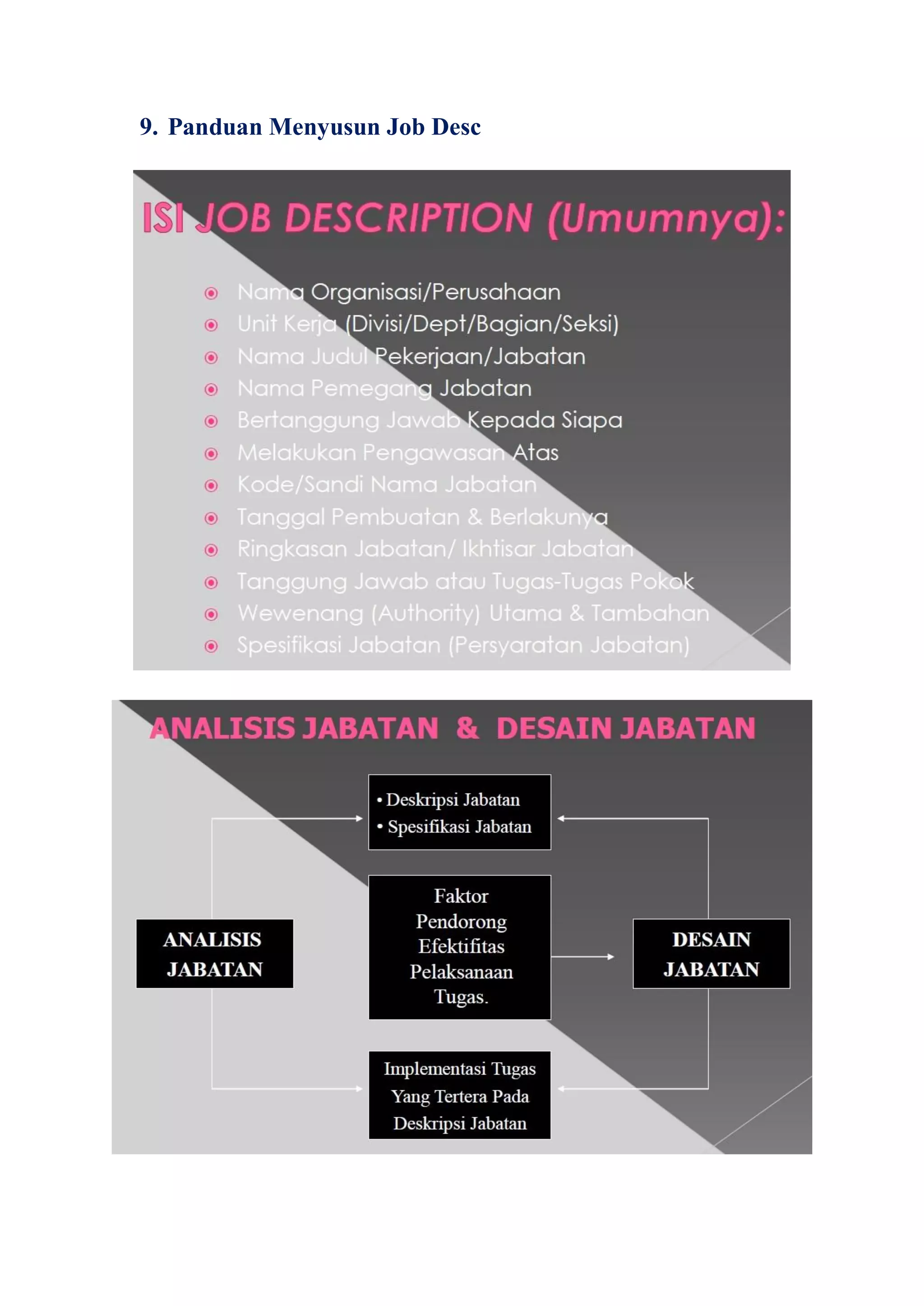 Contoh job description lengkap | PDF