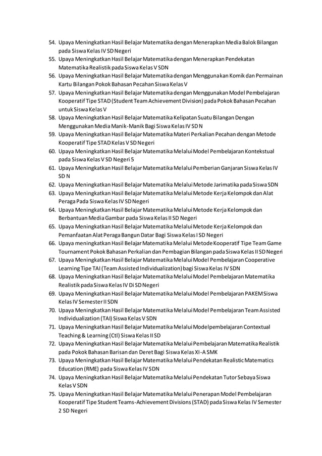 Contoh judul ptk lengkap bahasa indonesia sdn kelas 1 sd kemampuan membaca nyaring kalimat ...