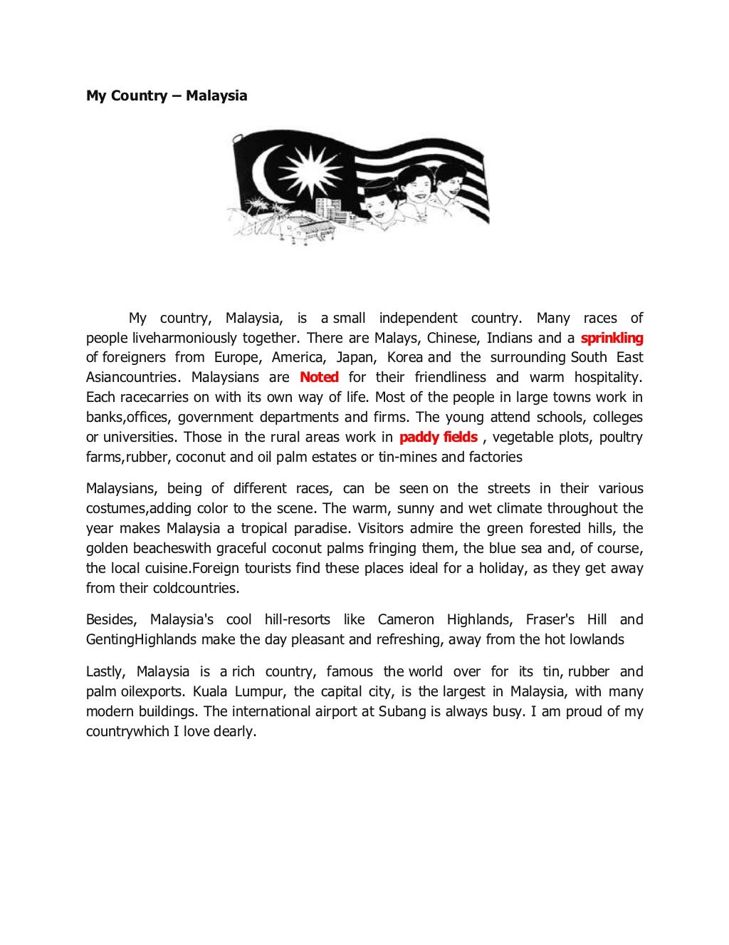 Contoh karangan bahasa inggris