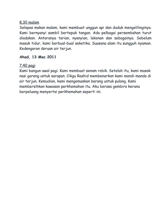 Contoh karangan bm | DOC