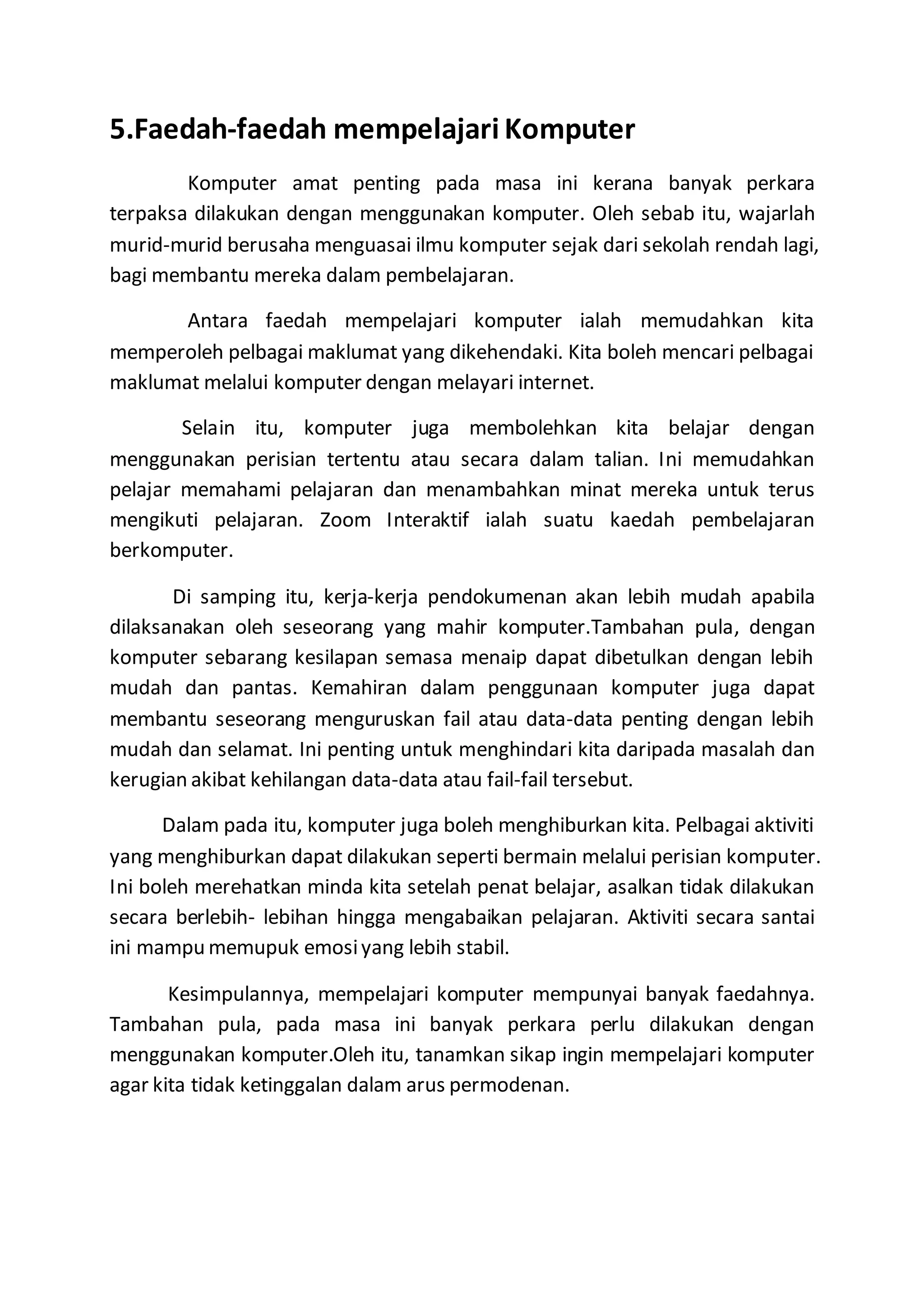 Contoh karangan jenis fakta (1) | DOCX
