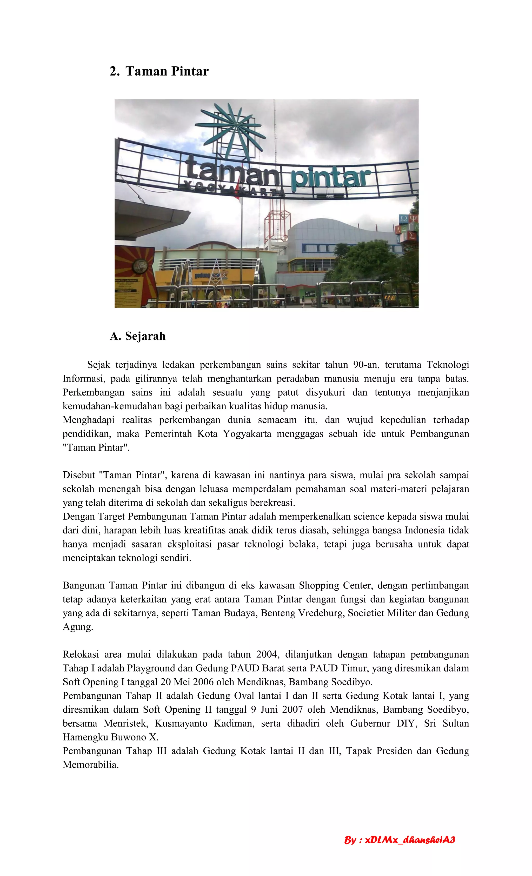 Contoh Karya Tulis Study Tour | PDF