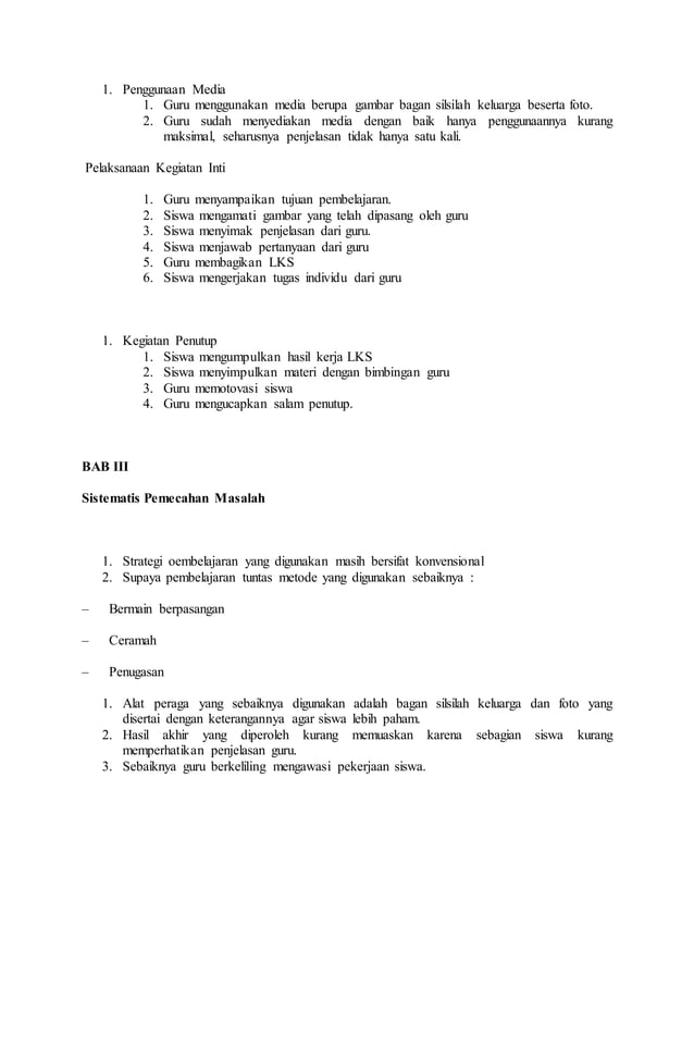 Contoh kasus tap di sd | DOCX