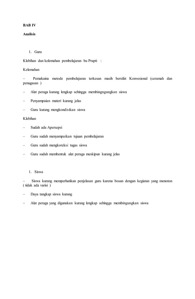 Contoh kasus tap di sd | DOCX