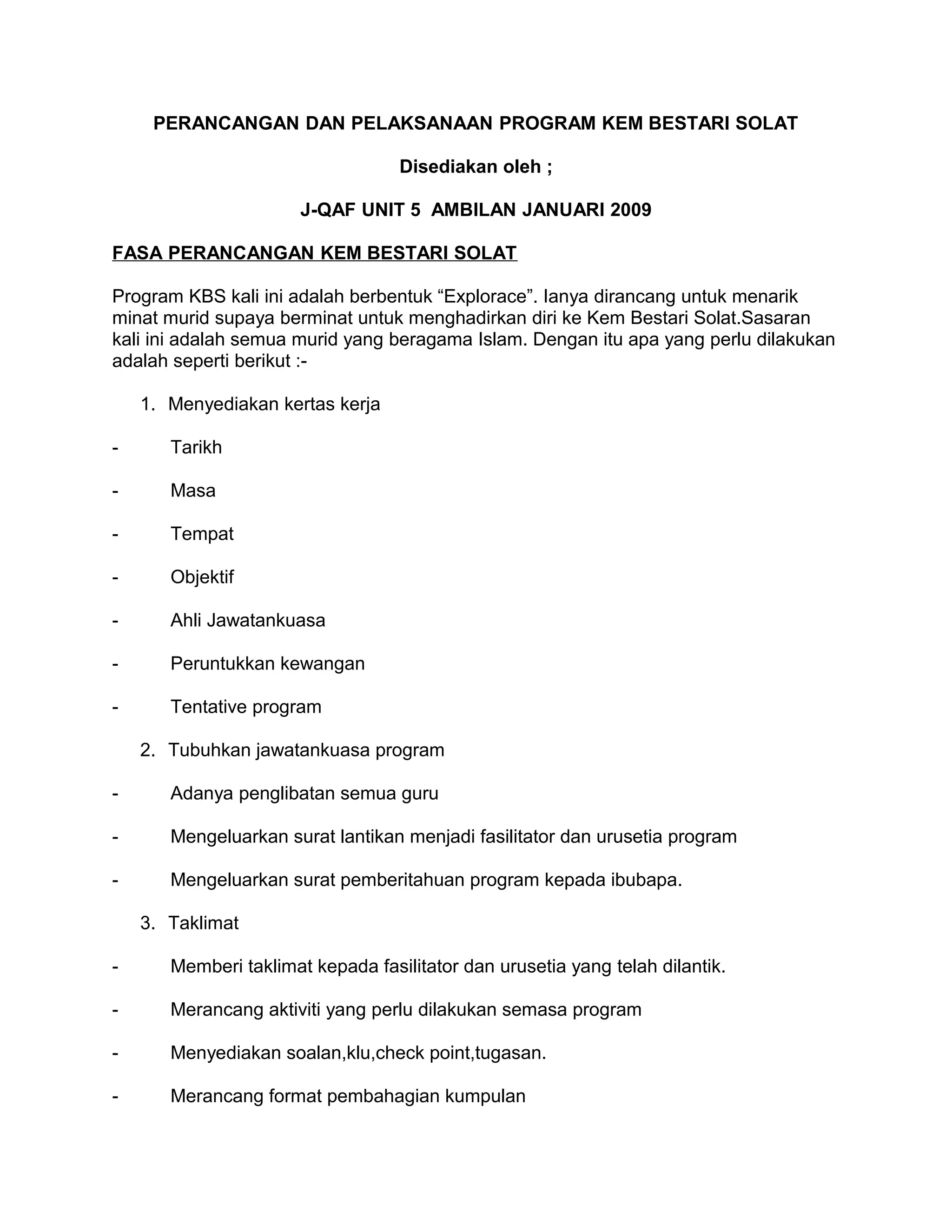 Contoh kbs explorace | DOC