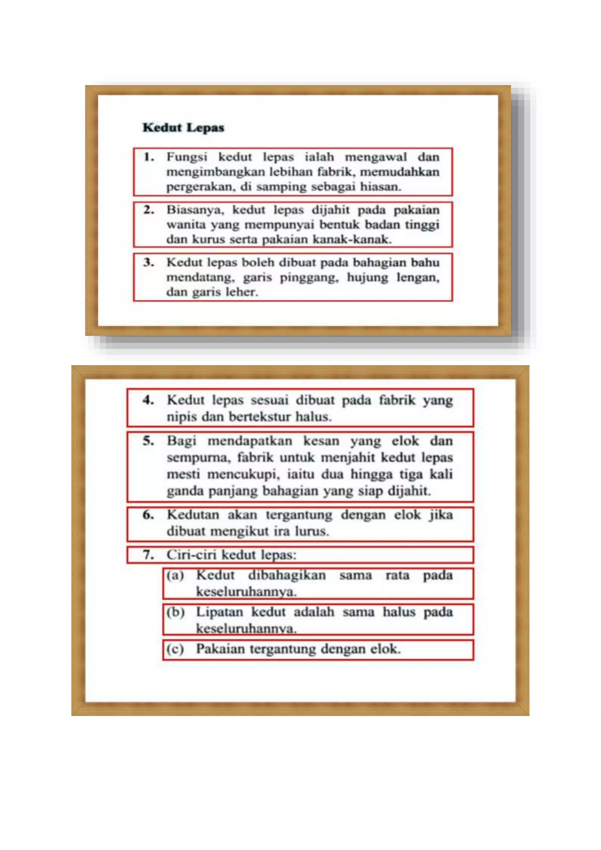 Contoh kedut lepas | PDF