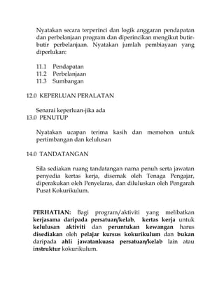 Contoh kertas kerja | DOC