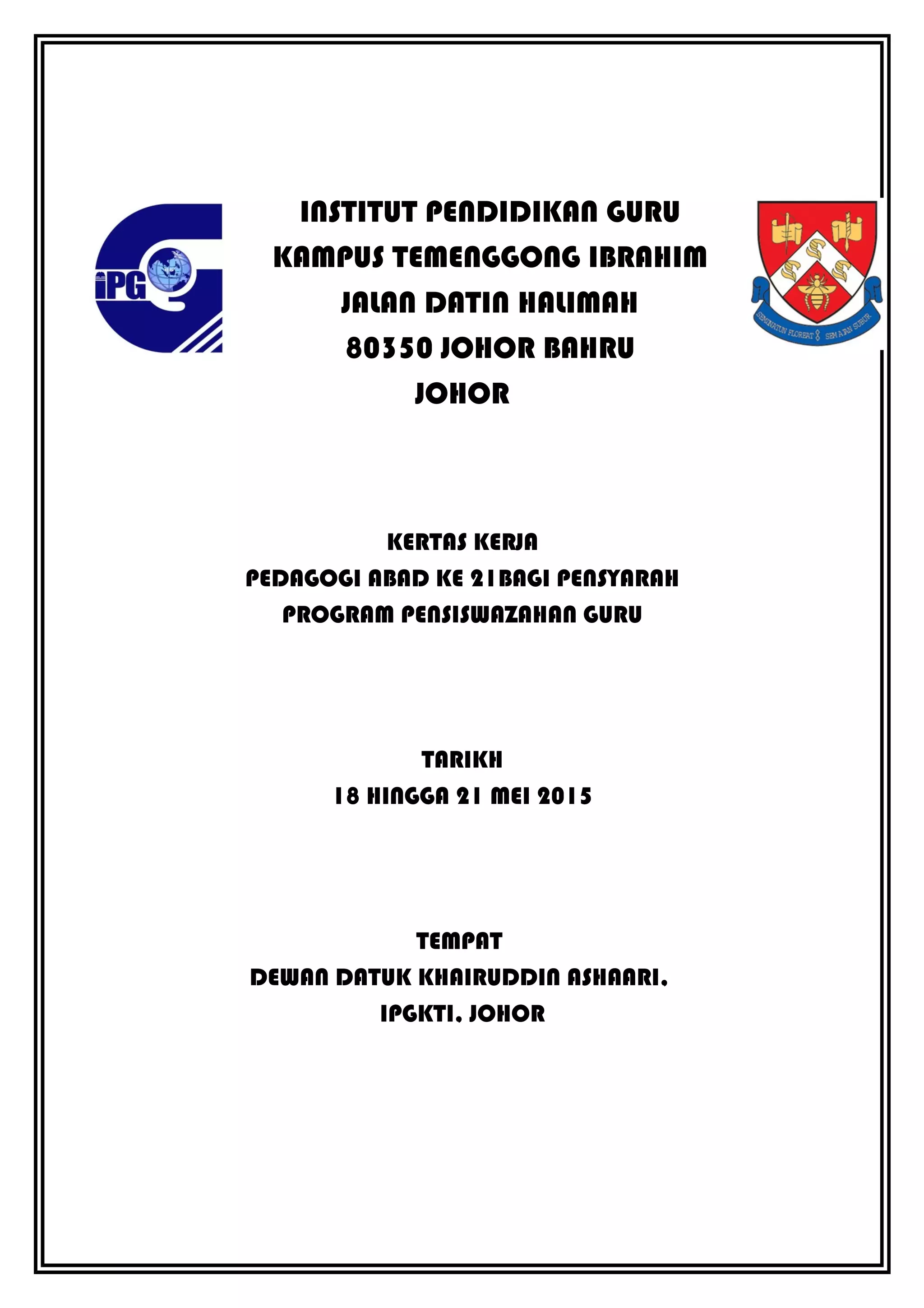 Contoh kertas kerja | PDF