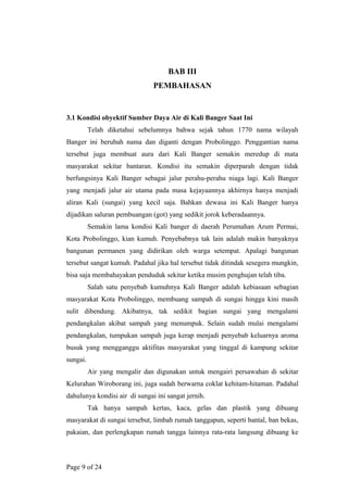 Contoh kir kali banger | PDF