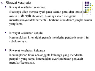 Contoh kista ovarium | PPT