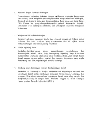 Contoh kurikulum ktsp paud 2013 | DOCX