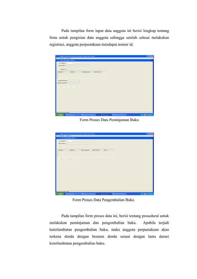 Contoh laporan aplikasi komputer (aplikom) - isya ansyari - polisafaris | PDF