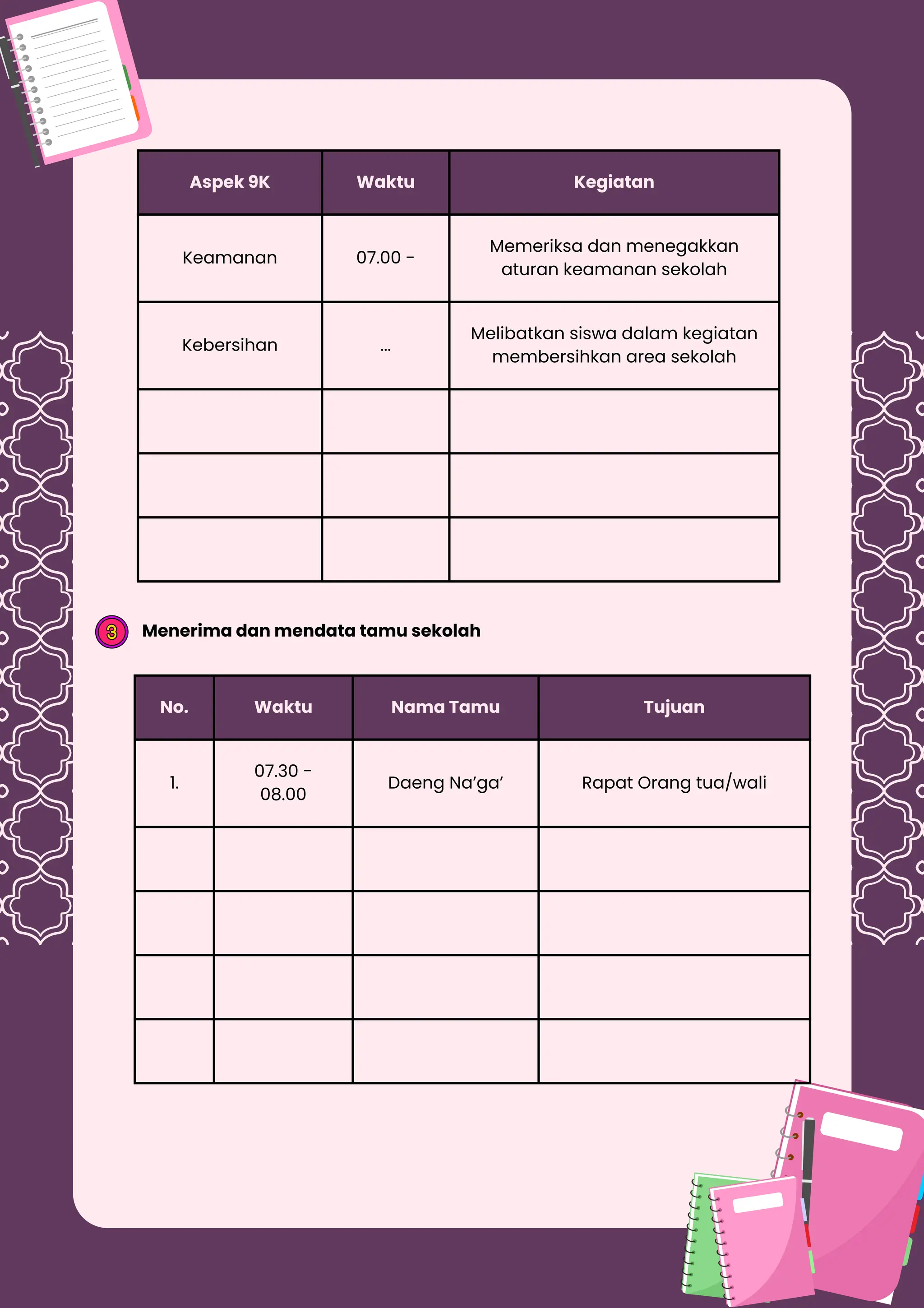 Contoh Laporan Guru Piket.pdf