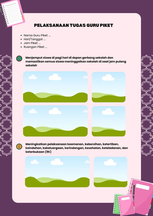 Contoh Laporan Guru Piket.pdf