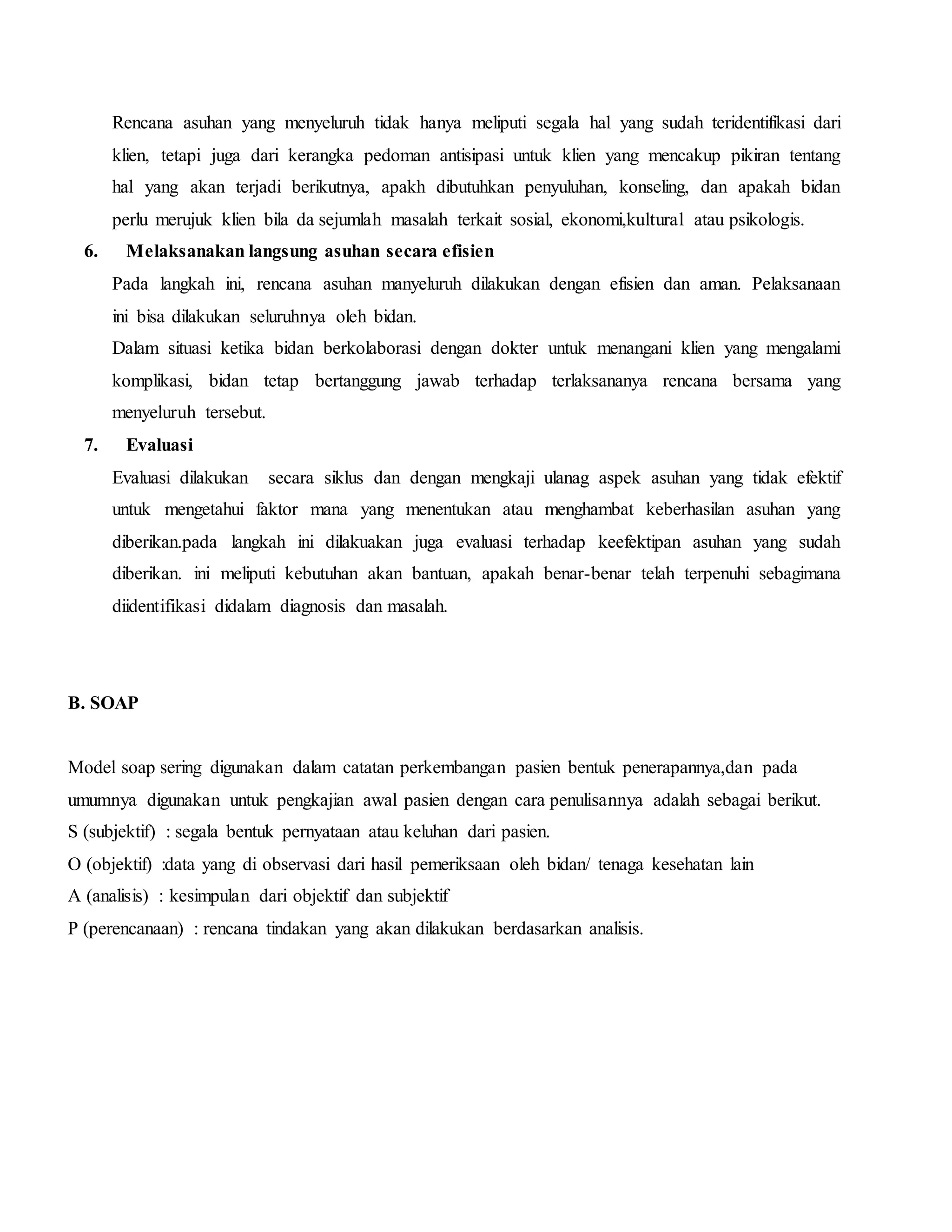 Contoh laporan kasus nifas menggunakan langkah varne1 | DOCX