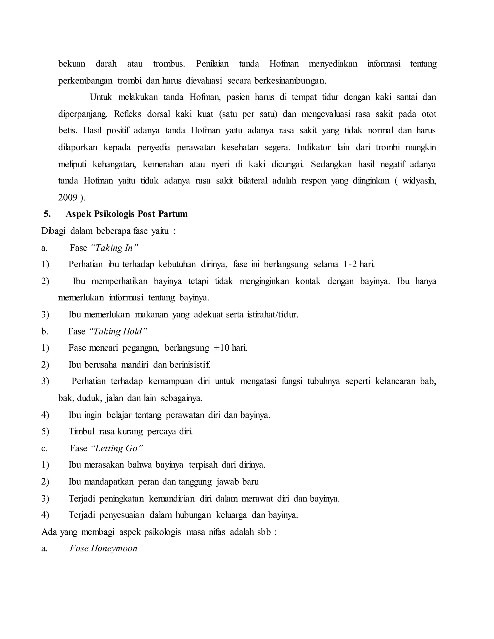 Contoh laporan kasus nifas menggunakan langkah varne1 | DOCX