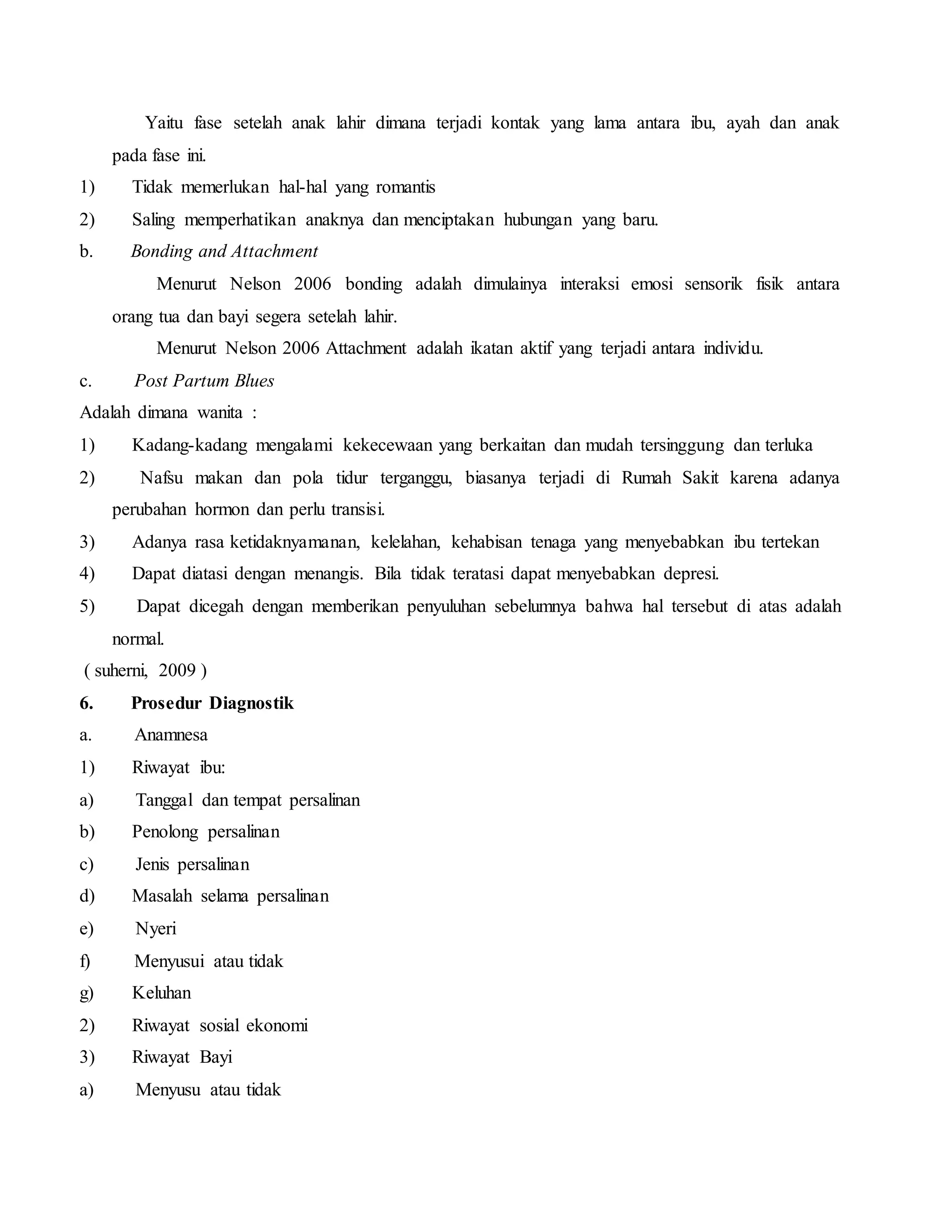 Contoh laporan kasus nifas menggunakan langkah varne1 | DOCX