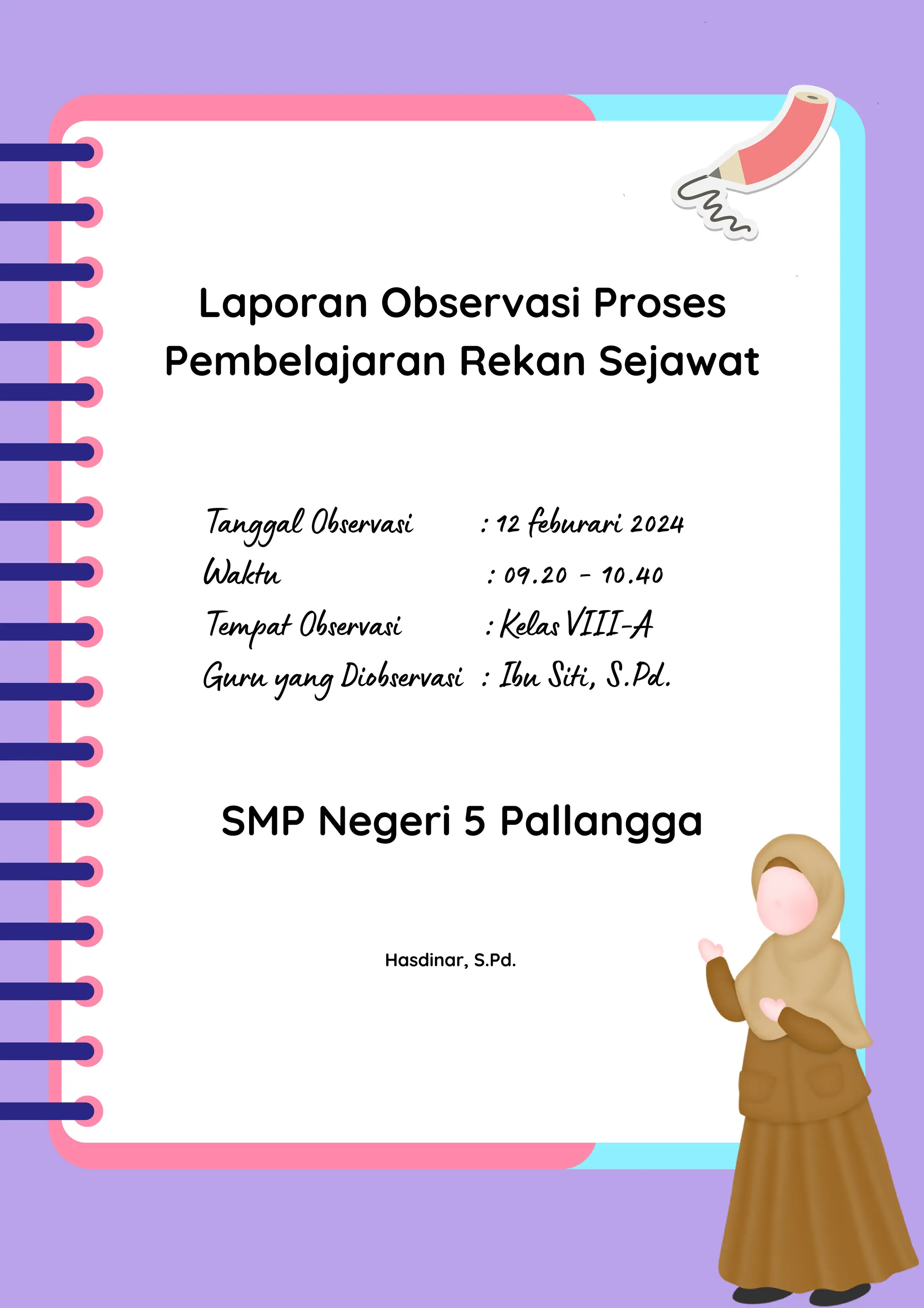 Contoh Laporan Observasi Pembelajaran Rekan Sejawat.pdf