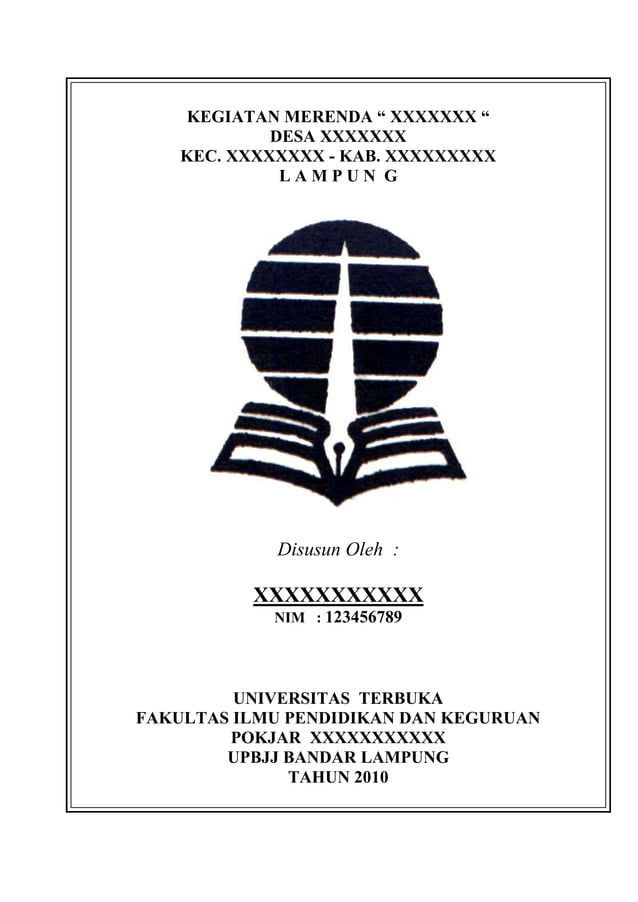Contoh Laporan PBK UT PGSD PDGK4306 Pembelajaran Berwawasan Kemasyarakatan | PDF