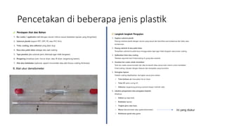 Contoh Laporan Pengujian bahan produk tinta | PPTX