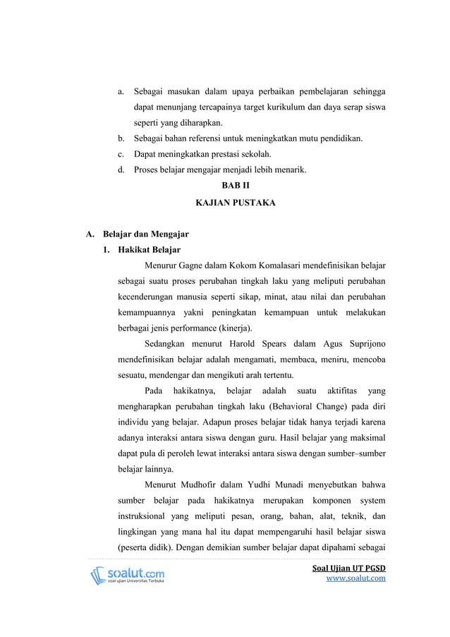 Contoh Laporan PKP UT PGSD IPA Materi Perpindahan Energi Panas ...