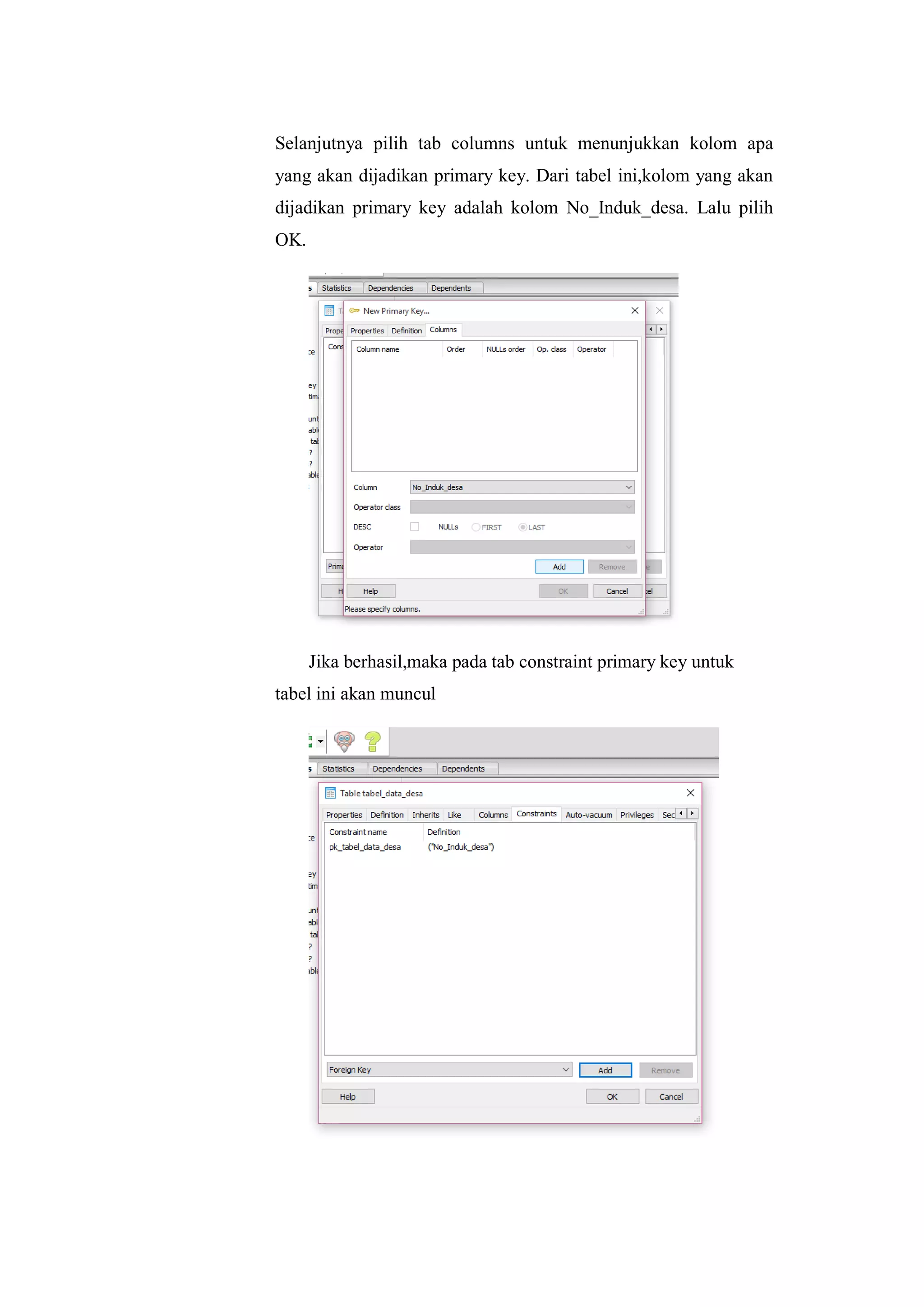 Praktikum Sistem Basis Data menggunakan PostgresSQL | PDF